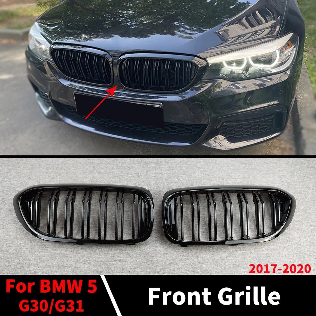 Front-Bumper-Kidney-Grille-Grill-Grid-For-BMW-5-Series-G30-G31-2017 ...