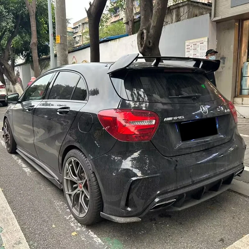 For Mercedes-Benz A-Class W176 Spoiler A180 A200 A220 A250 A260 AMG A45 hatchback body kit Roof ...