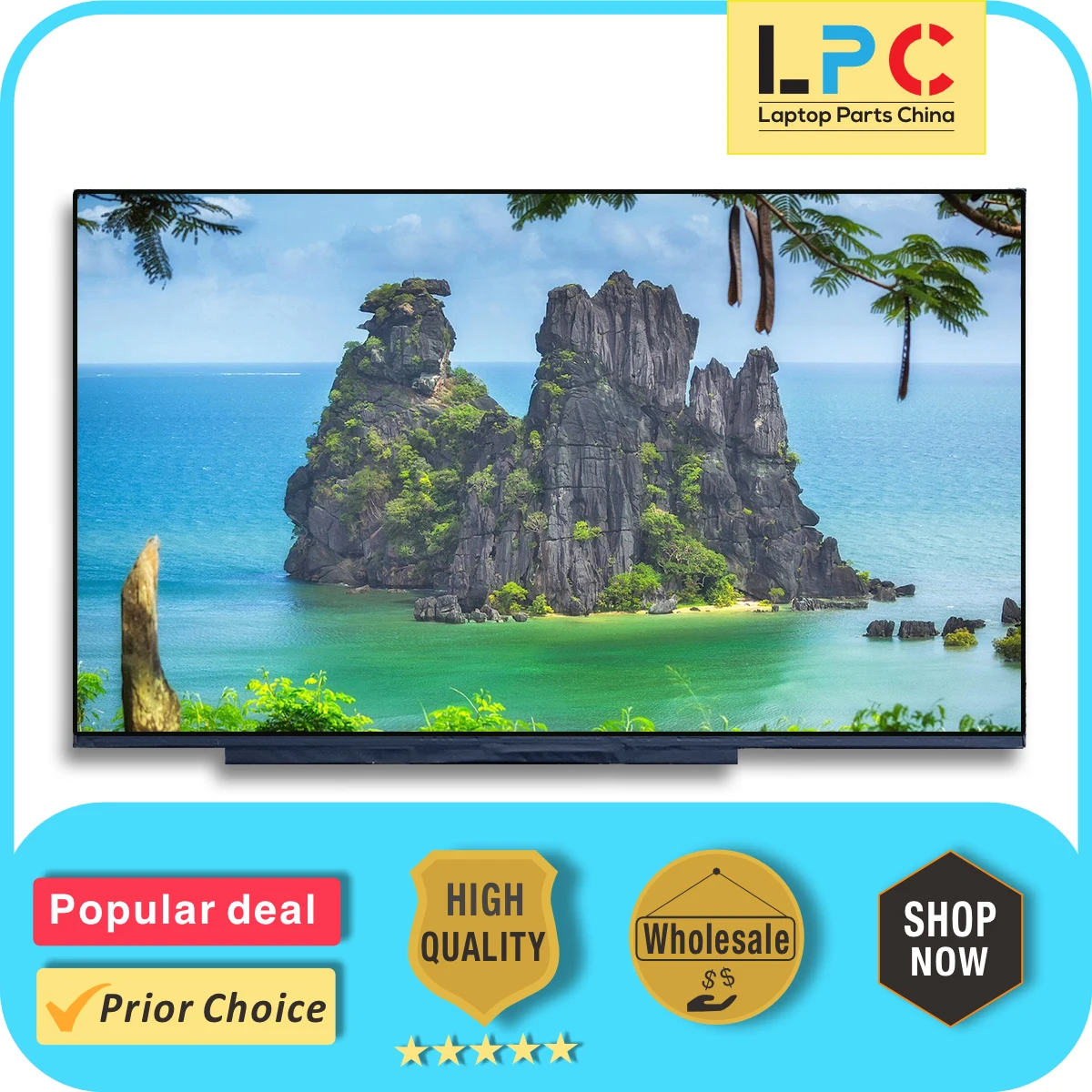 B140HAN06.8 LCD Screen Display FHD 1920×1080 EDP 30 Pins 14 inch Non ...