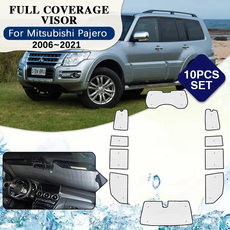 Full Coverage Sunshade For Mitsubishi Pajero 4 Accessories Montero ...