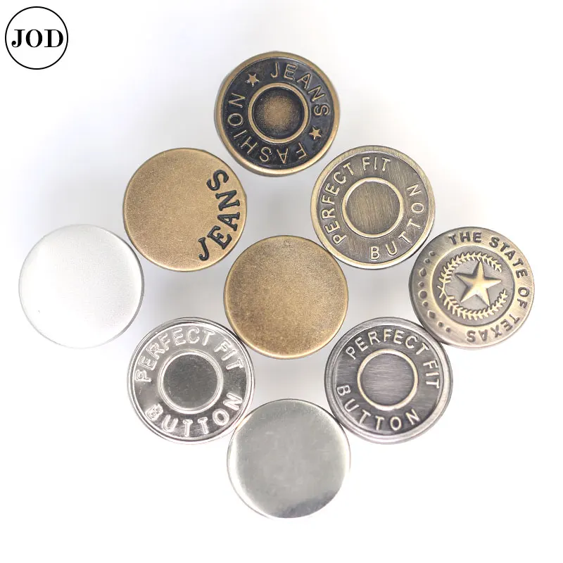 Installer Jeans Buttons Metal | Metal Snap Button Jeans | Apparel Metal ...