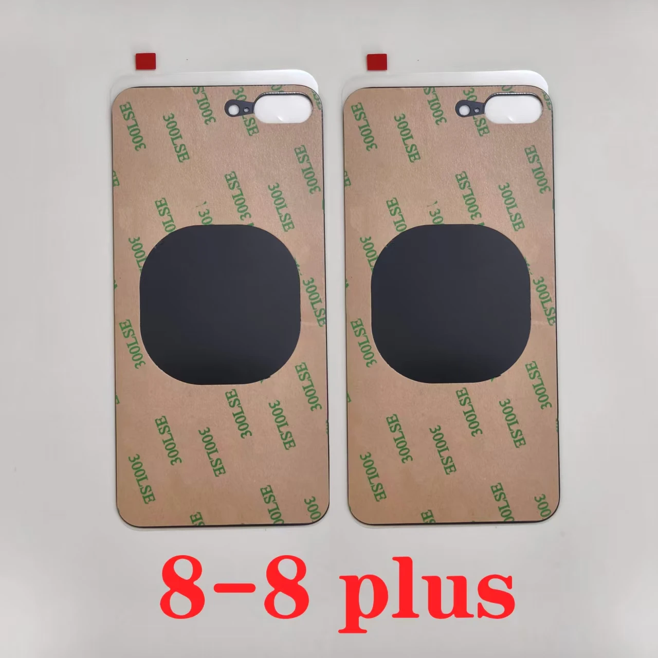 Back Cover For iPhone 8 Plus Glass Big Hole Battery Housing Back Cover ...