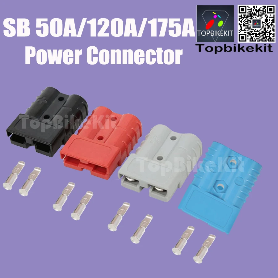 600V 50A/120A/175A Power Connector Gray Red Black SB50 Plug Connector ...