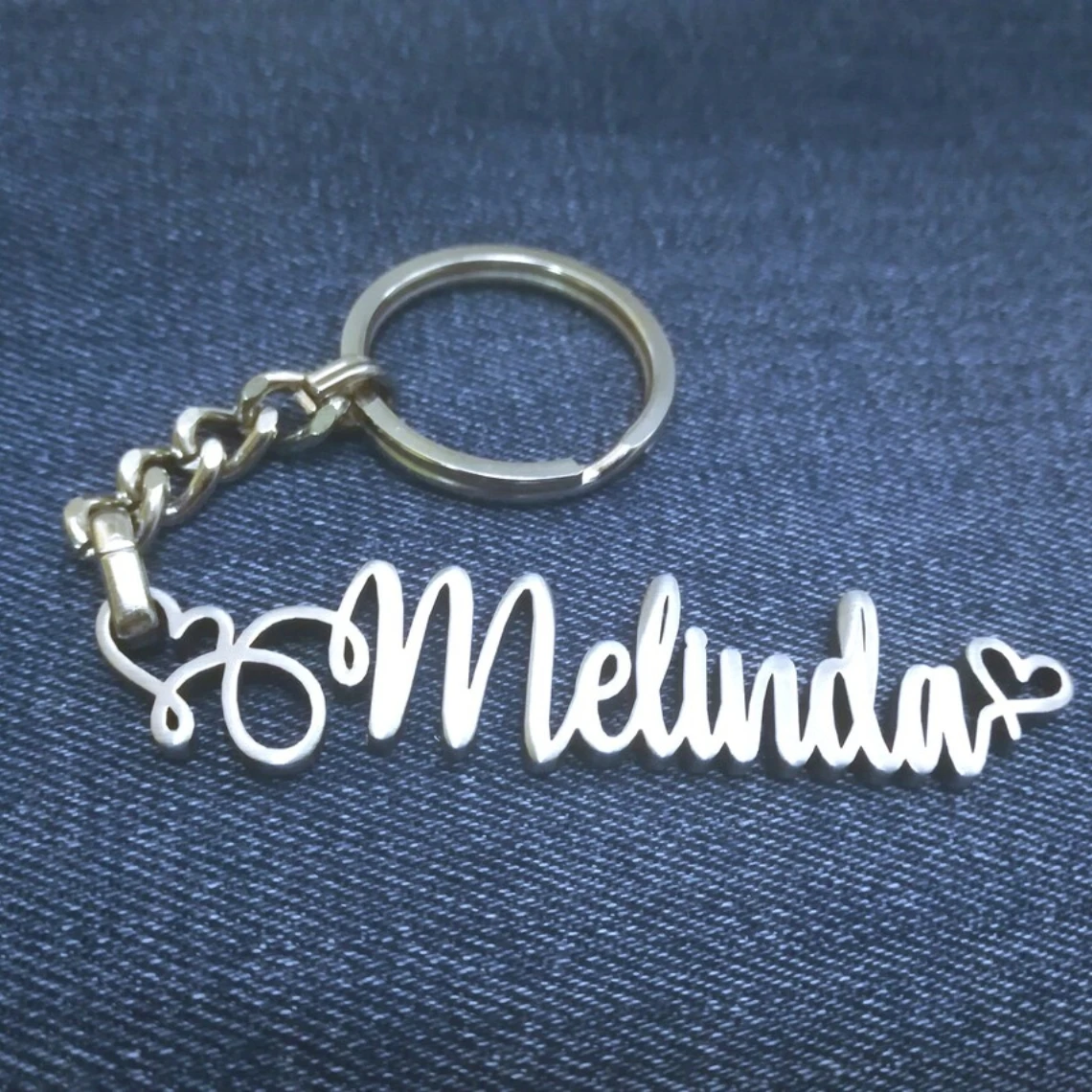 Personalized-Cross-Name-Keychain-Stainless-Steel-Custom-Rectangle-Name ...