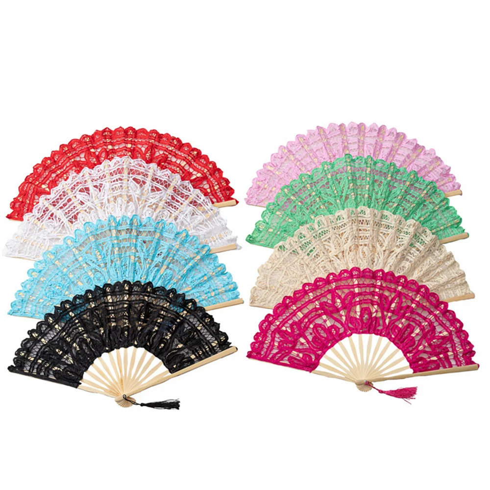 27cm-Embroidery-Chinese-Dance-Hand-Fan-Party-Wedding-Prom-Bamboo-Hand ...