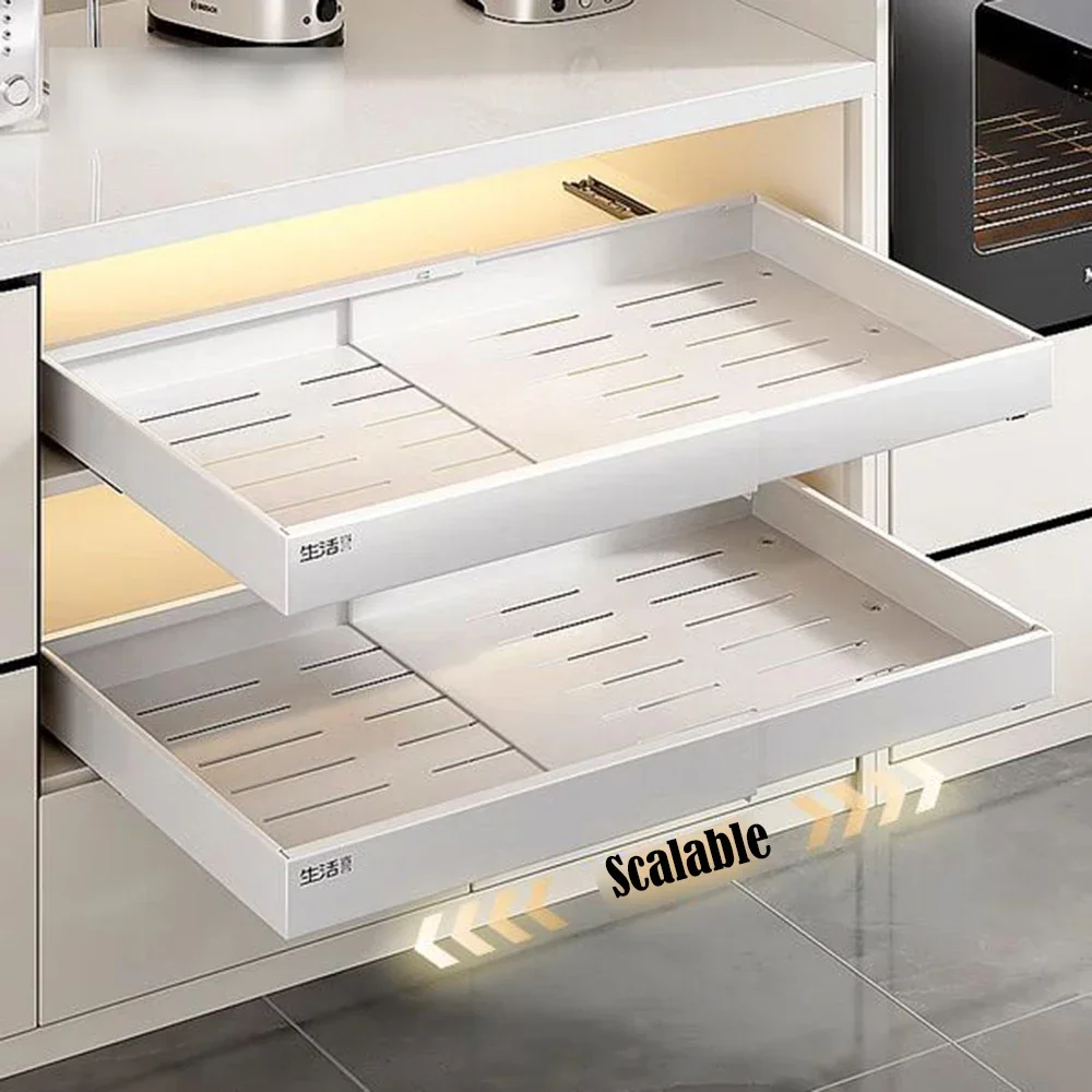 Sliding-Drawer-Kitchen-Storage-Rack-Pull-out-Spice-Box-Storage-Rack ...