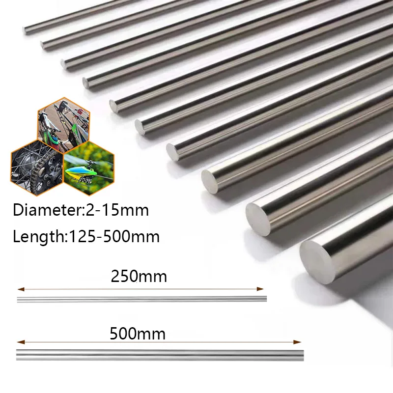 1-5pcs-304-Stainless-Steel-Rod-Diameter-2mm-14mm-Linear-Shaft-Round-Rod ...