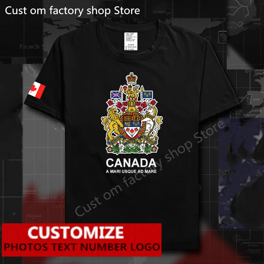 Canada-Canadians-Flag-T-shirt-Free-Custom-Jersey-Fans-DIY-Name-Number ...