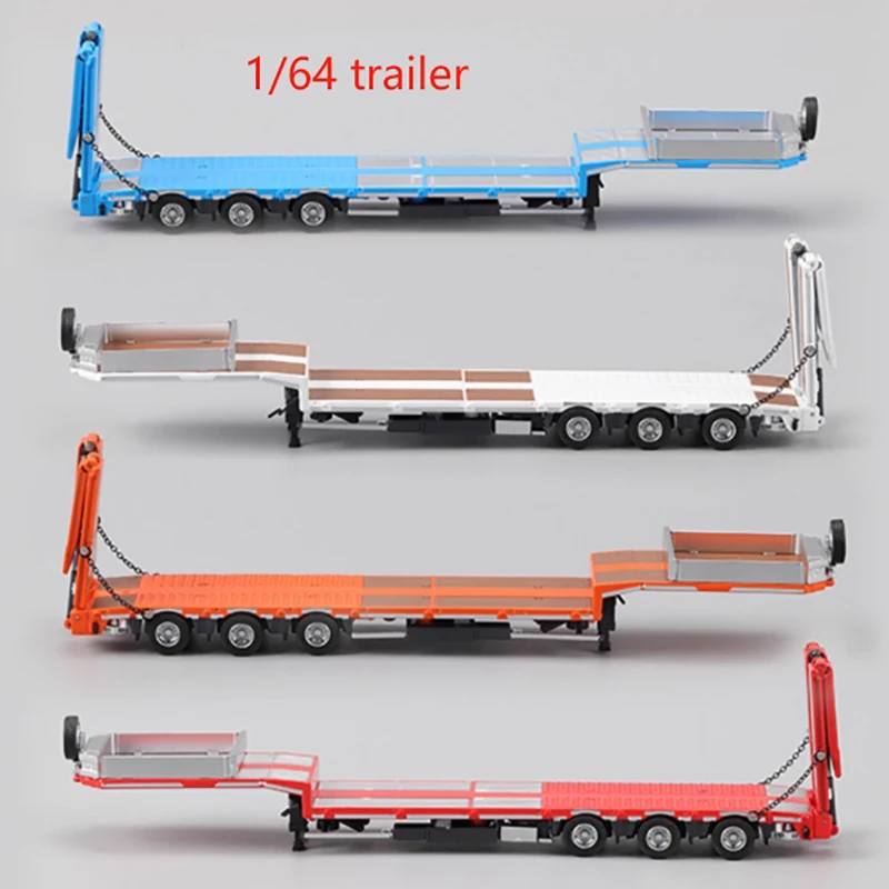Perka 1/64 scale trailer transporter Trailer Alloy car model decoration ...
