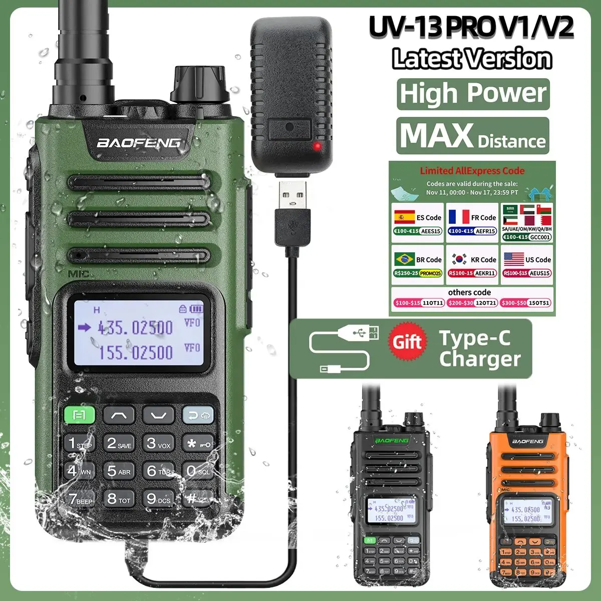 Baofeng-UV-13-Pro-V1-V2-High-Power-Dual-Band-Walkie-Talkie-Type-C ...
