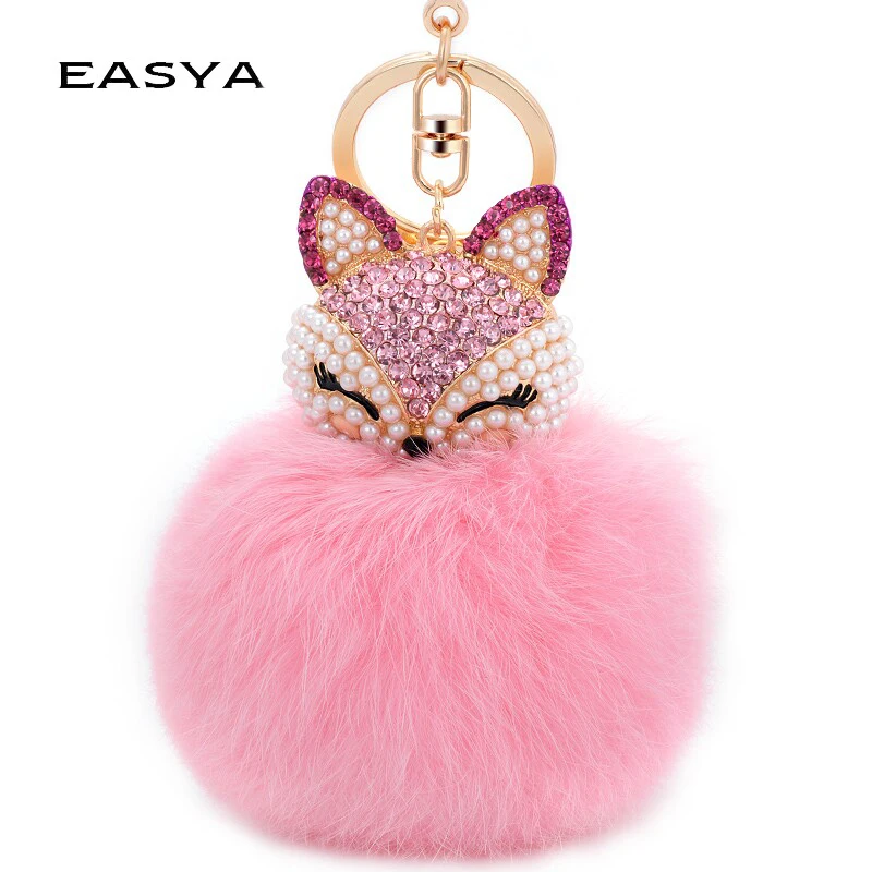 Fur Charm Keyring | Fur Keychain | Fur Bag | Key Chains - Cute Keychain ...