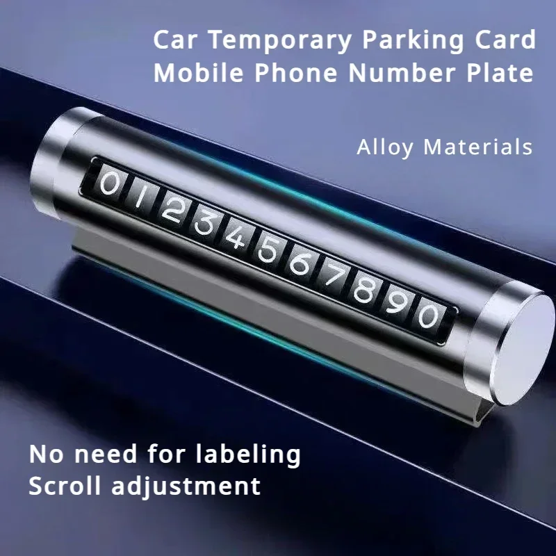 Car-Temporary-Parking-Card-Mobile-Phone-Number-Plate-Auto-Telephone ...