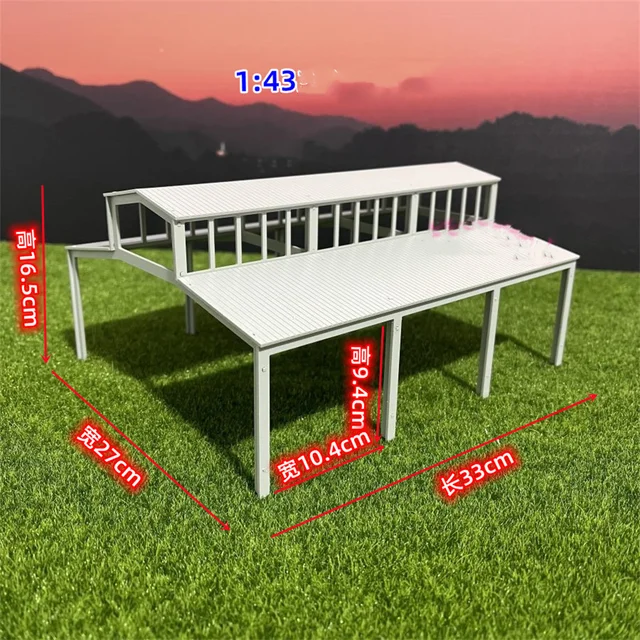 Assembled Model Tank Aircraft Shed Sand Table Scene Building N Scale 1/ ...