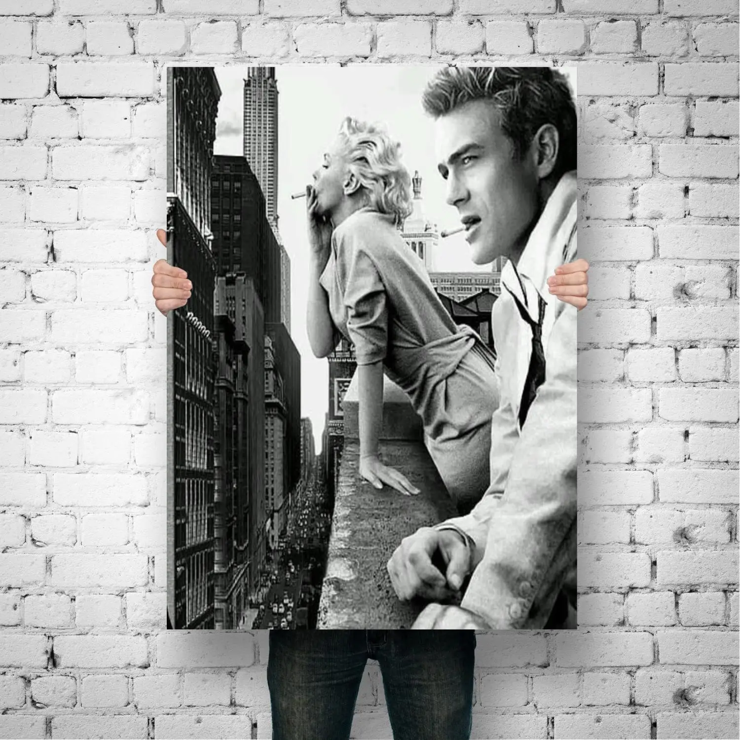 Marilyn Monroe James Dean Poster