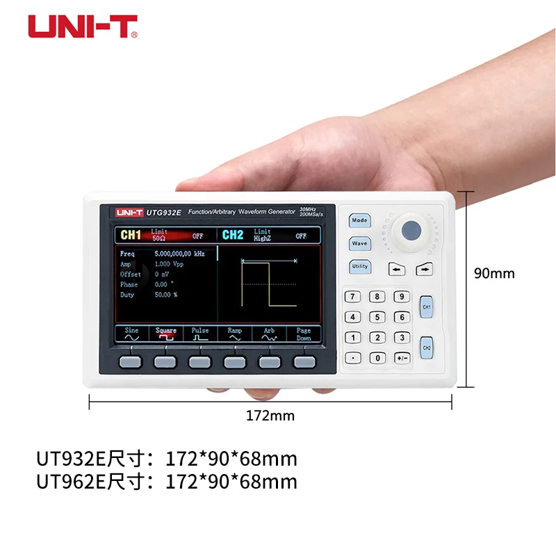 Uni-t Utg932e Utg962e Function/arbitrary Waveform Generator Dds Support ...