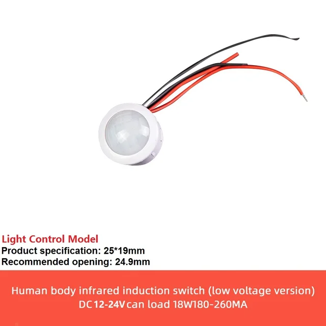 LED Pir keine einstellbare Verzögerung menschlichen Körper Infrarot-Detektor ir Infrarot ...