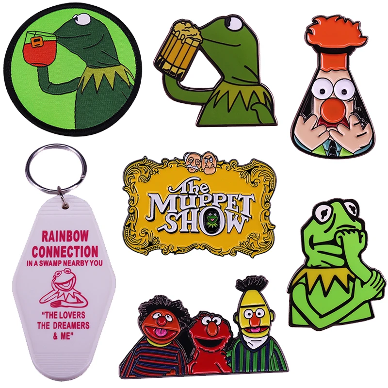 Muppet-Show-Pin-Dr-Honeydew-Assistant-Beaker-Bert-Ernie-Kermit-Elmo ...
