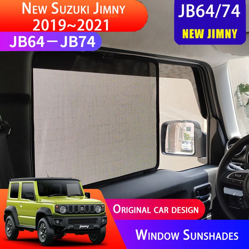 Side-Window-Sunshades-For-Suzuki-Jimny-Screen-Mesh-Insect-Proof ...
