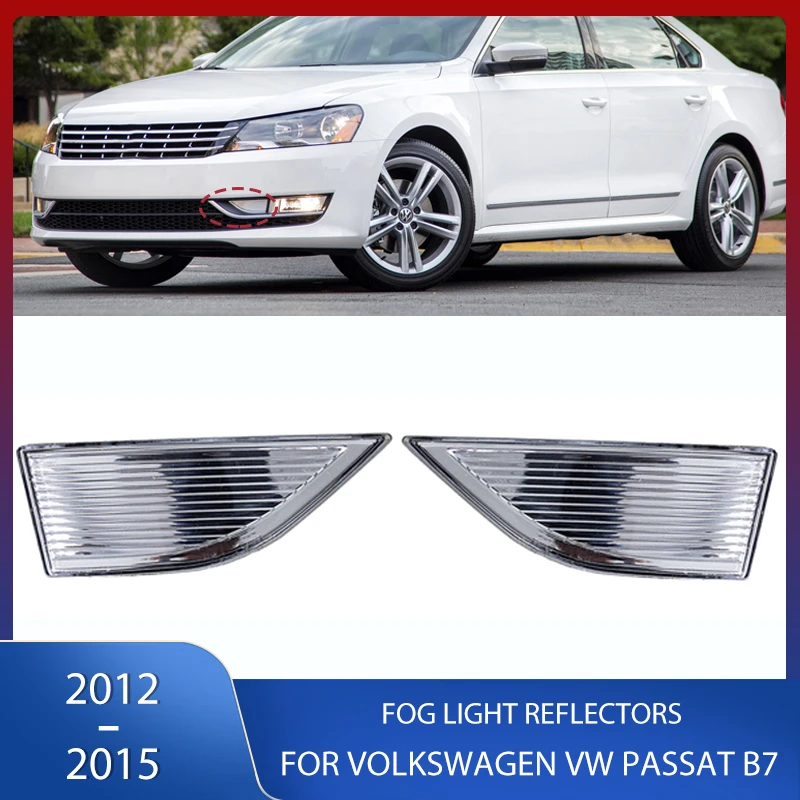 Car Frront Bumper Fog Light Lamp Reflectors Trim For VW Volkswagen ...