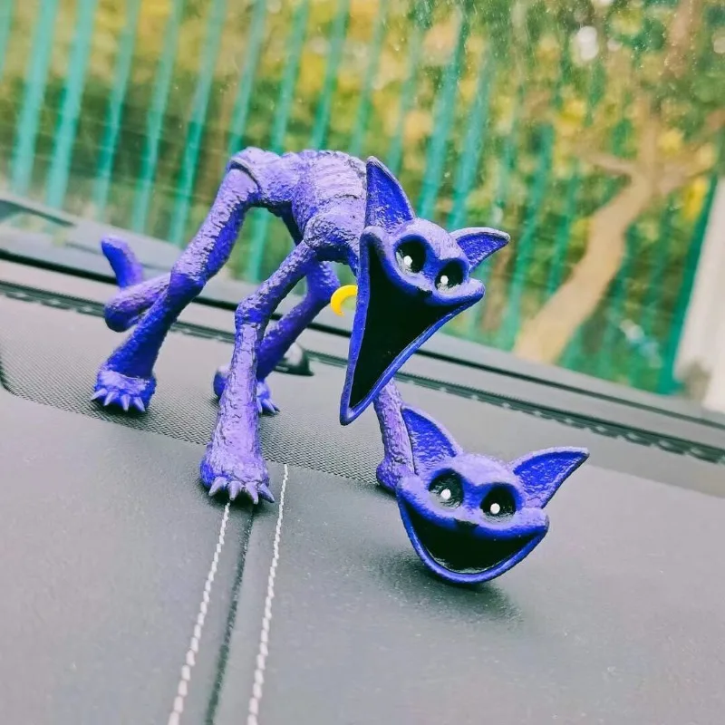 Smiling Critter CatNap Figures Poppy Time Purple Cat Sculpture Anime ...