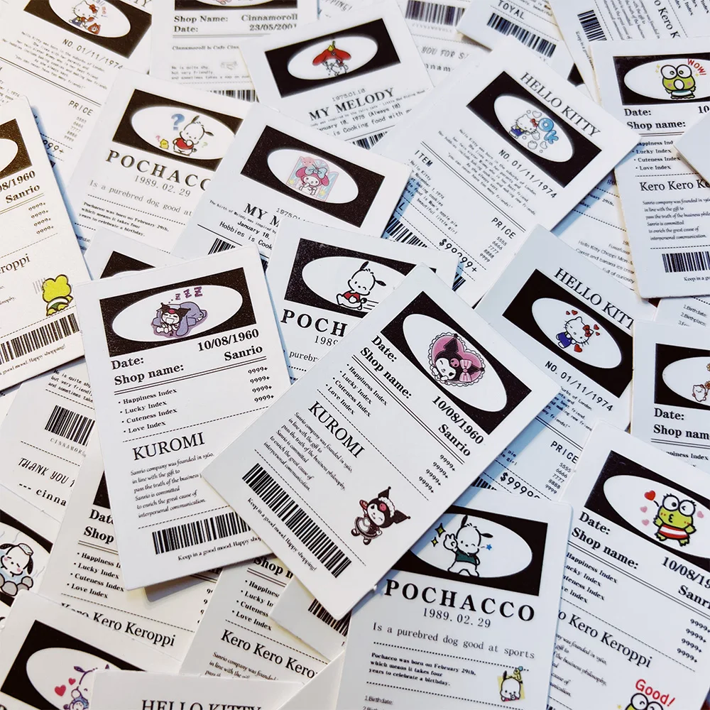 Kawaii Sanrio Labels Sealing Sticky Stickers Cute | Sanrio Hello Kitty ...