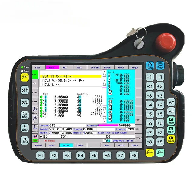 cnc robot controller 6 axis for industrial multi-joint articulated ...