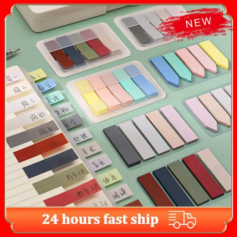 Bookmark-Sticker-Point-It-Marker-Transparent-Makaron-Color-Paper ...