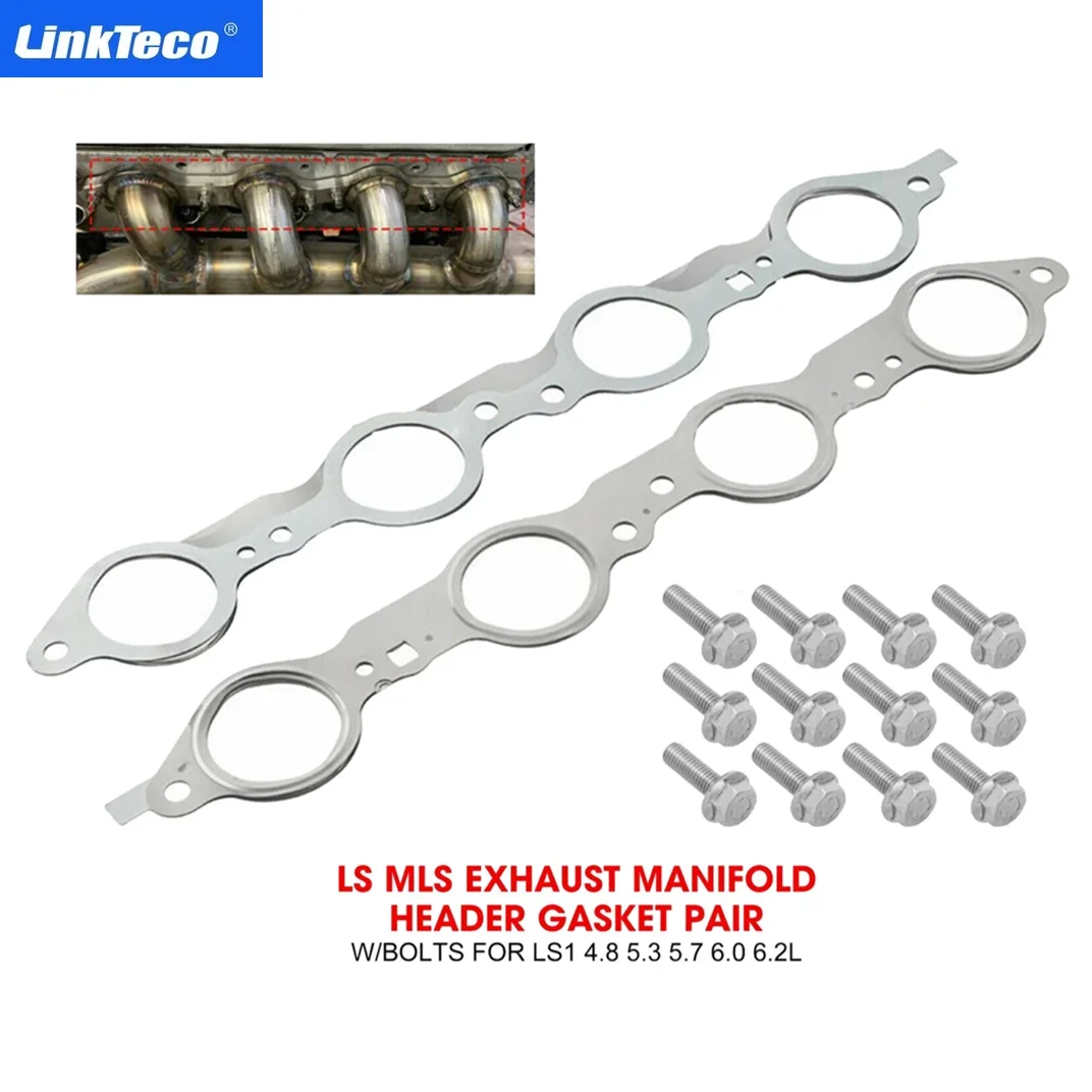 Exhaust Manifold Header Gasket For CADILLAC CHEVROLET GMC AVANTIAC ...