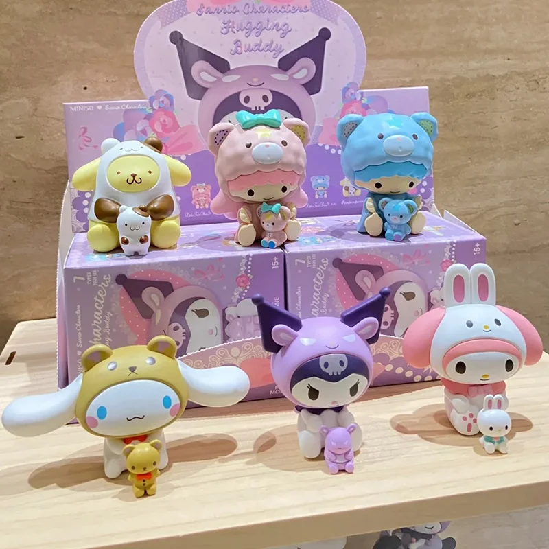 MINISO-Sanrio-Hug-Little-Buddy-Series-Blind-Box-Kuromi-Cinnamoroll ...