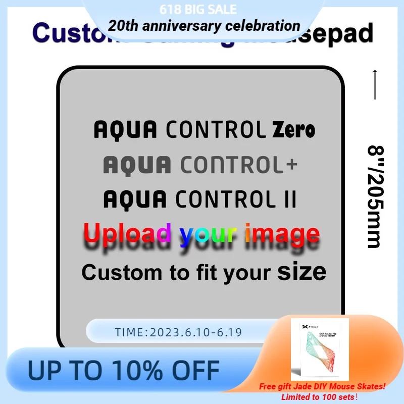 255x205x4mm-10-x8-Custom-Aqua-control-zero-Aqua-control-plus-Aqua ...