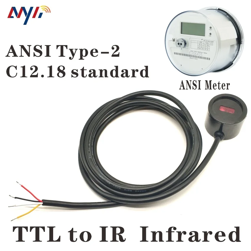 TTL ANSI TYPE-2 C12.18 Standard IR Infrared Optical Probe for Smart ...