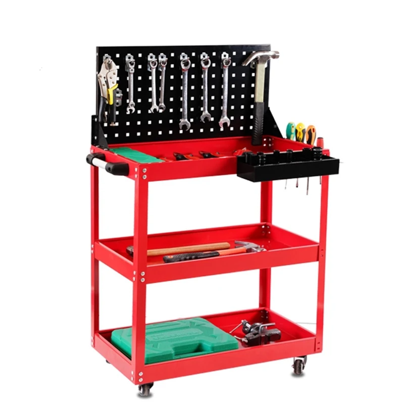 Mechanical-Workshop-Tools-with-Wheels-Tool-Carts-3-layer-Mobile-Tool ...