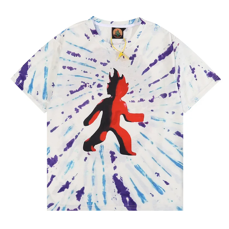 Kanye-West-Hip-Hop-Travis-Scott-Astrofest-StickMan-Print-Short-Sleeve-T ...