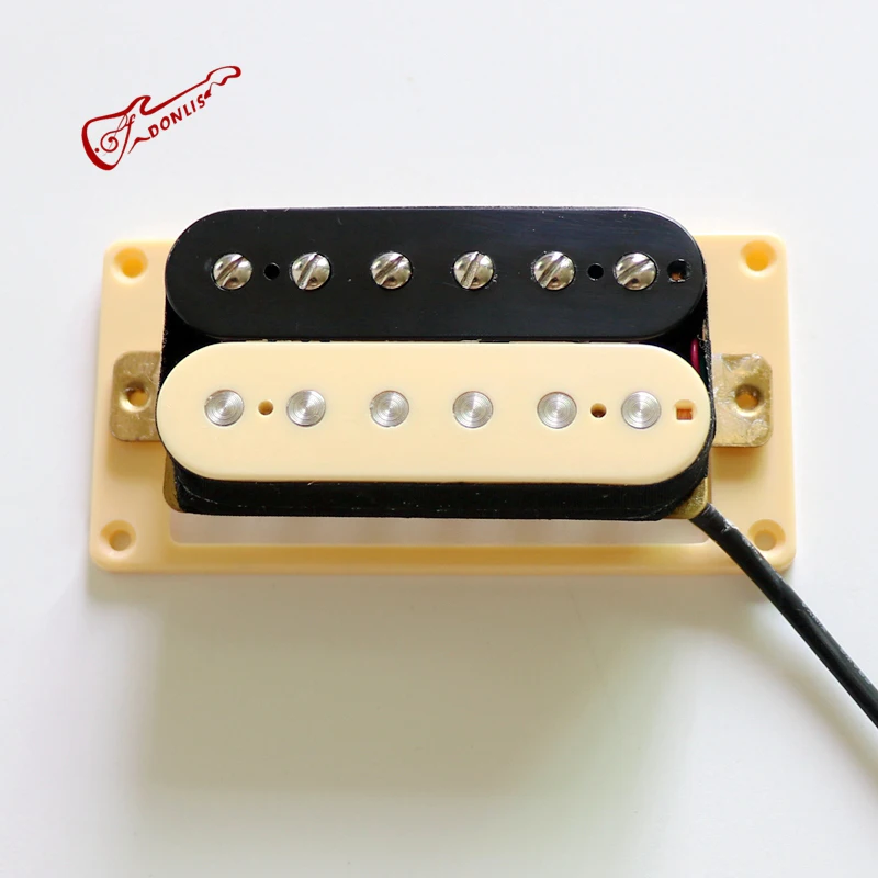 With Demo Donlis Vintage Alnico 5 LP Humbucker Guitar Pickups in Black ...