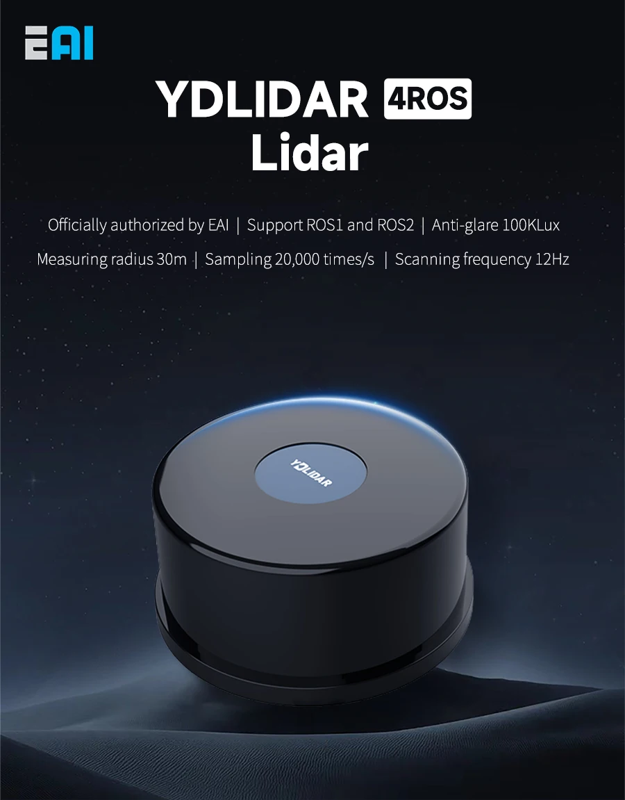 Smartfly Lidar YDLIDAR X4 PRO Range Distance 10 M, 42% OFF