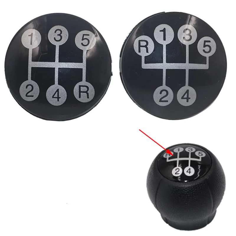 5 Speed Gear Knob Stick Badge Emblem Trim Cap Cover For Opel/Vauxhall ...
