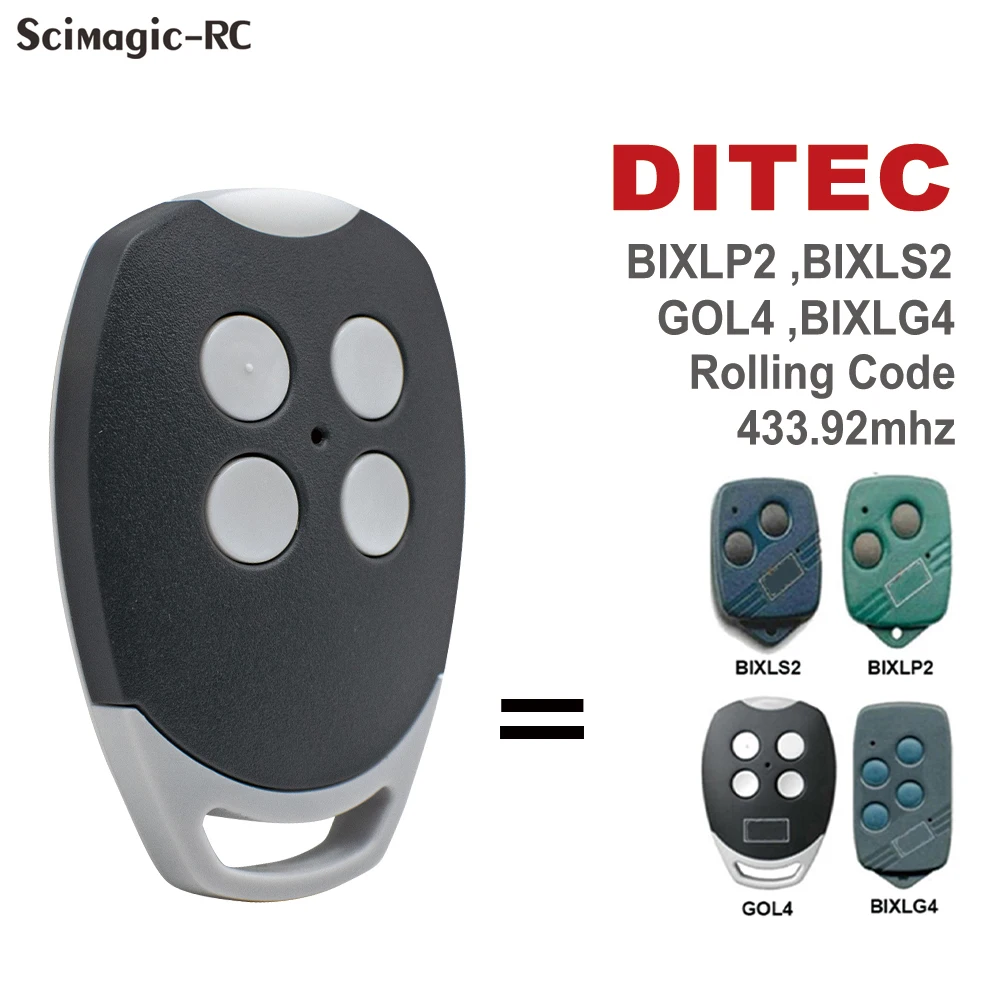 Controlador-de-comando-de-porta-de-garagem-Ditec-remote-gol4-433-92Mhz ...