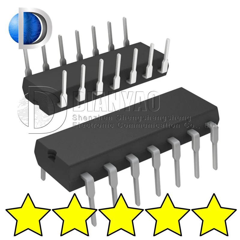 SN74177N-DIP14-SN7417N-Electronic-Components-SN74197N-SN7425N-SN7430N ...