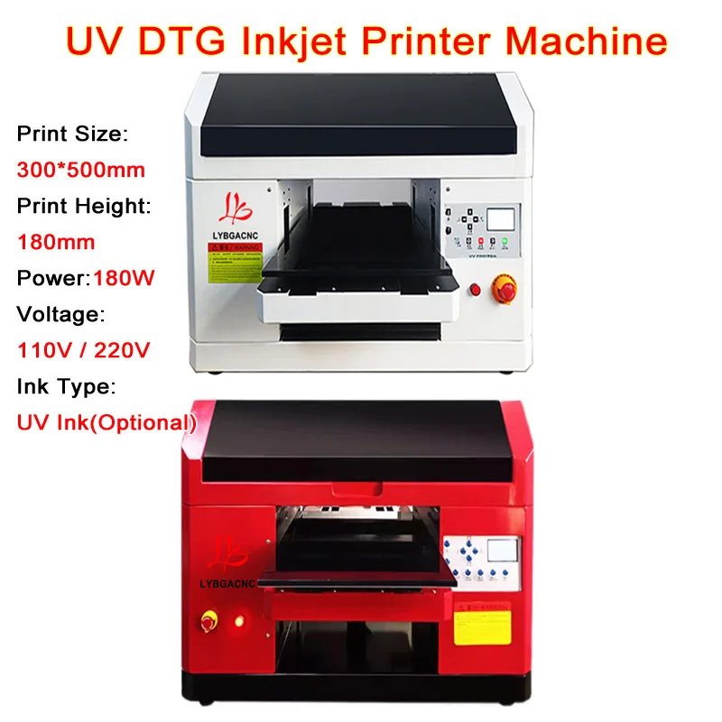 LY-A3-3050-Full-Automatic-Flatbed-Photo-UV-DTG-Inkjet-Printer-Machine ...