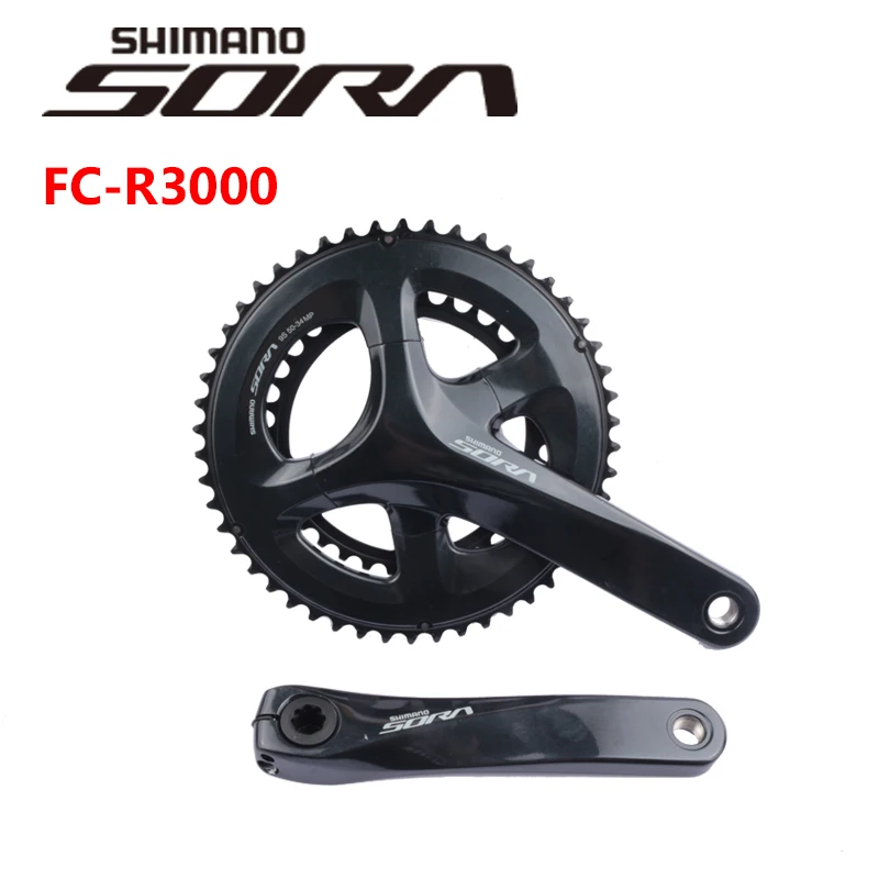 SHIMANO-SORA-R3000-Series-FC-R3000-Crankset-2x9-Speed-170mm-50-34T ...