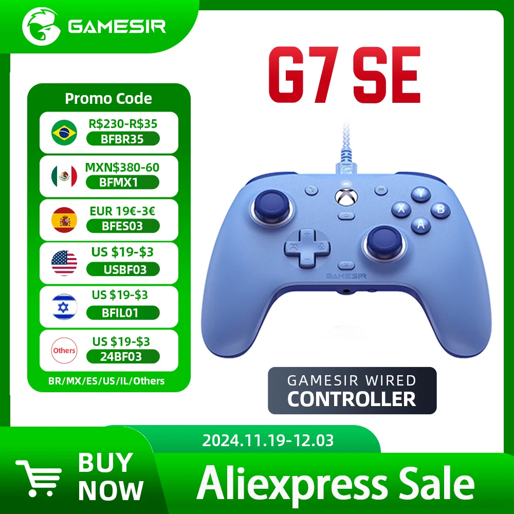 Nuevo-Color-GameSir-G7-SE-Xbox-Gamepad-con-cable-controlador-de-juegos ...