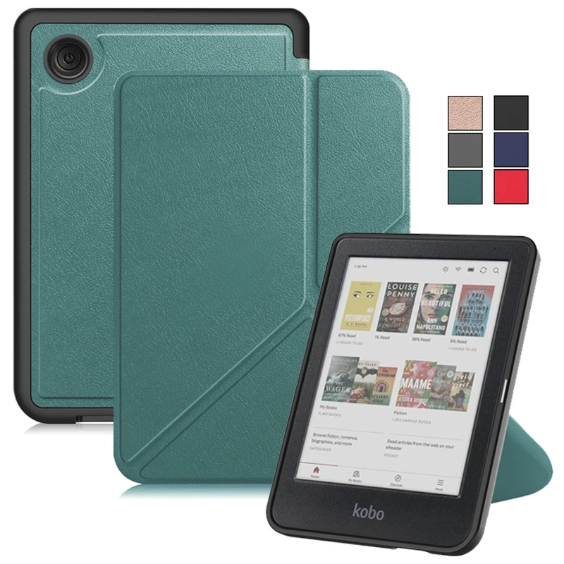 Capa-For-Kobo-Clara-Colour-Case-6-inch-Multi-angle-Fold-PU-Leather ...