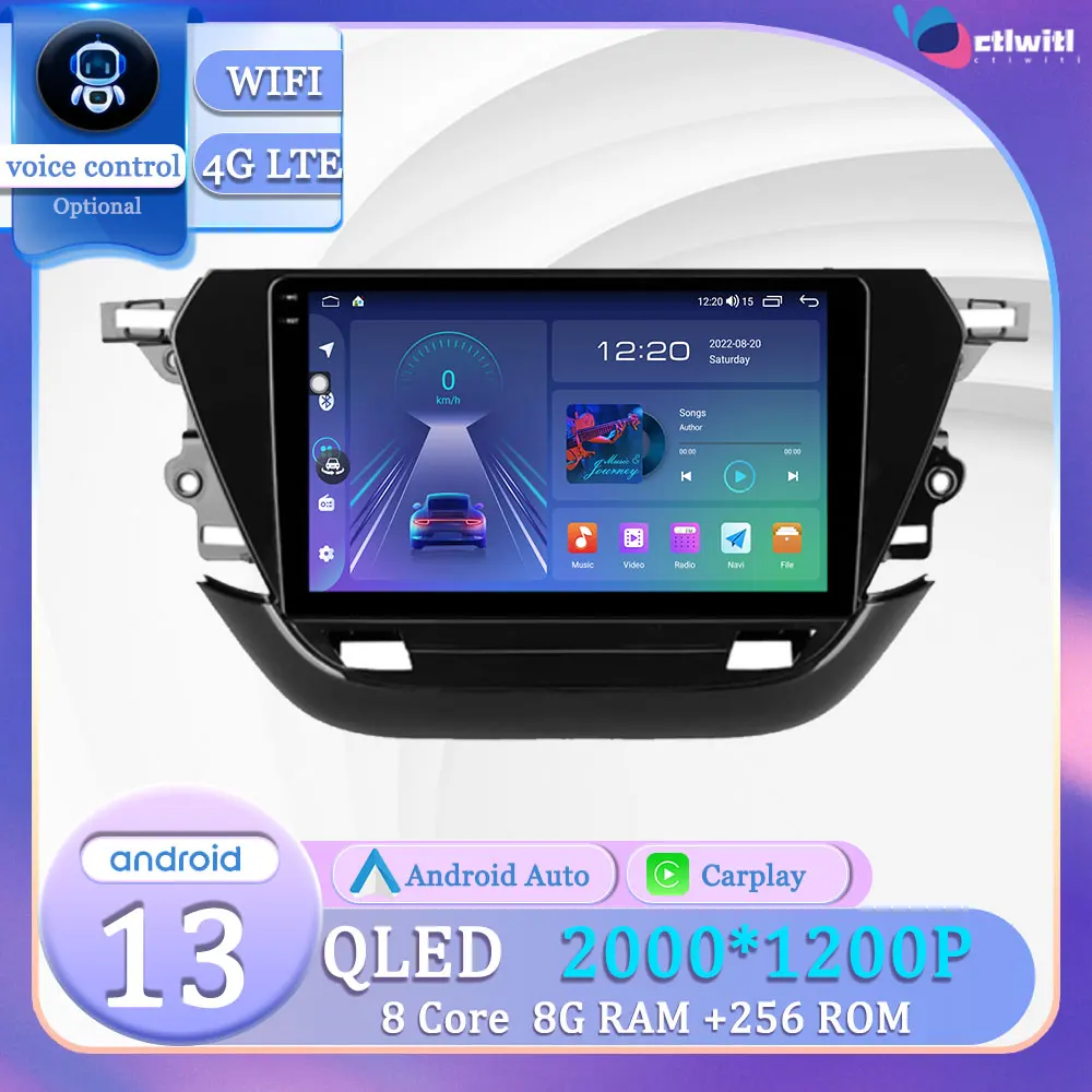 Android 13 For Opel Corsa F 2019 - 2023 Touch Screen Autoradio Car ...
