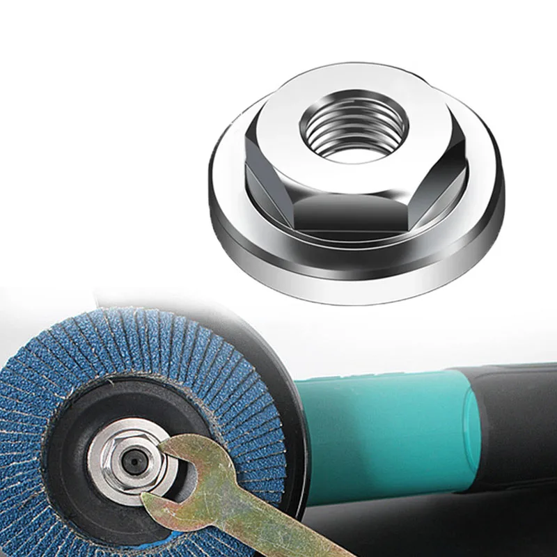 M14 Hexagon Flange Nut For Angle Grinder Disc Locking Plate Chuck Tools ...