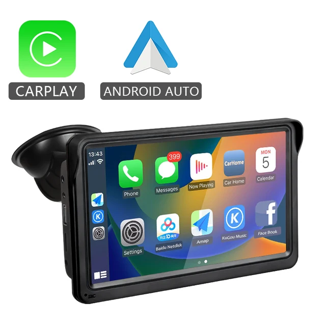 CarPlay Android Auto Car Radio Multimedia Video Player 7inch Portable ...