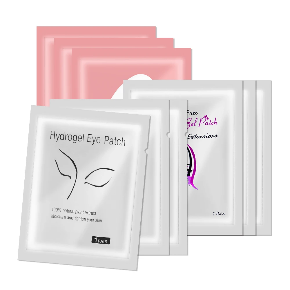 50-Pairs-Eyelash-Extension-Patch-Hydrogel-Patches-Makeup-Lash-Extension ...