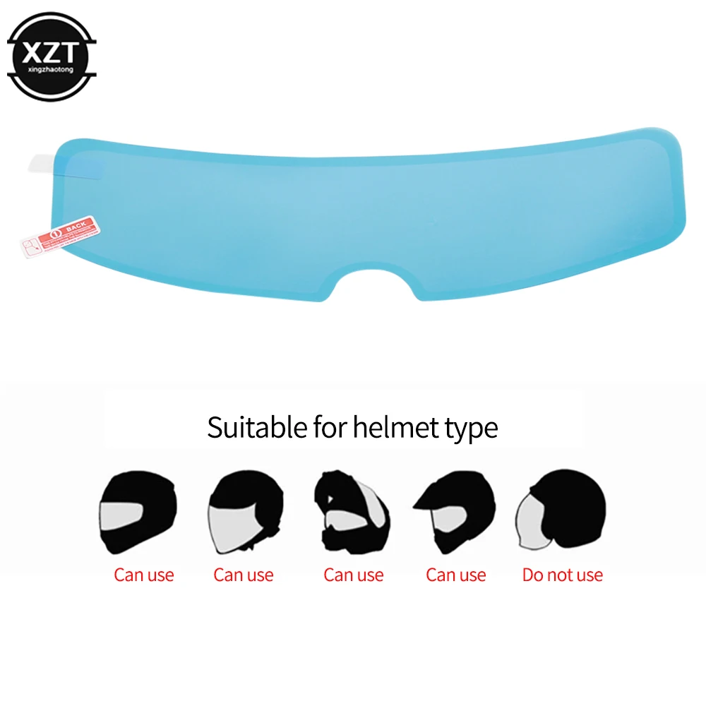 Universal Motorcycle Helmet Clear Patch Film Anti-fog Film and Rain ...