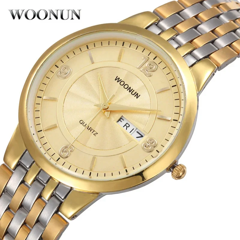 WOONUN-Men-Watches-Calendar-Quartz-Watch-Ultra-Thin-Mens-Watches ...