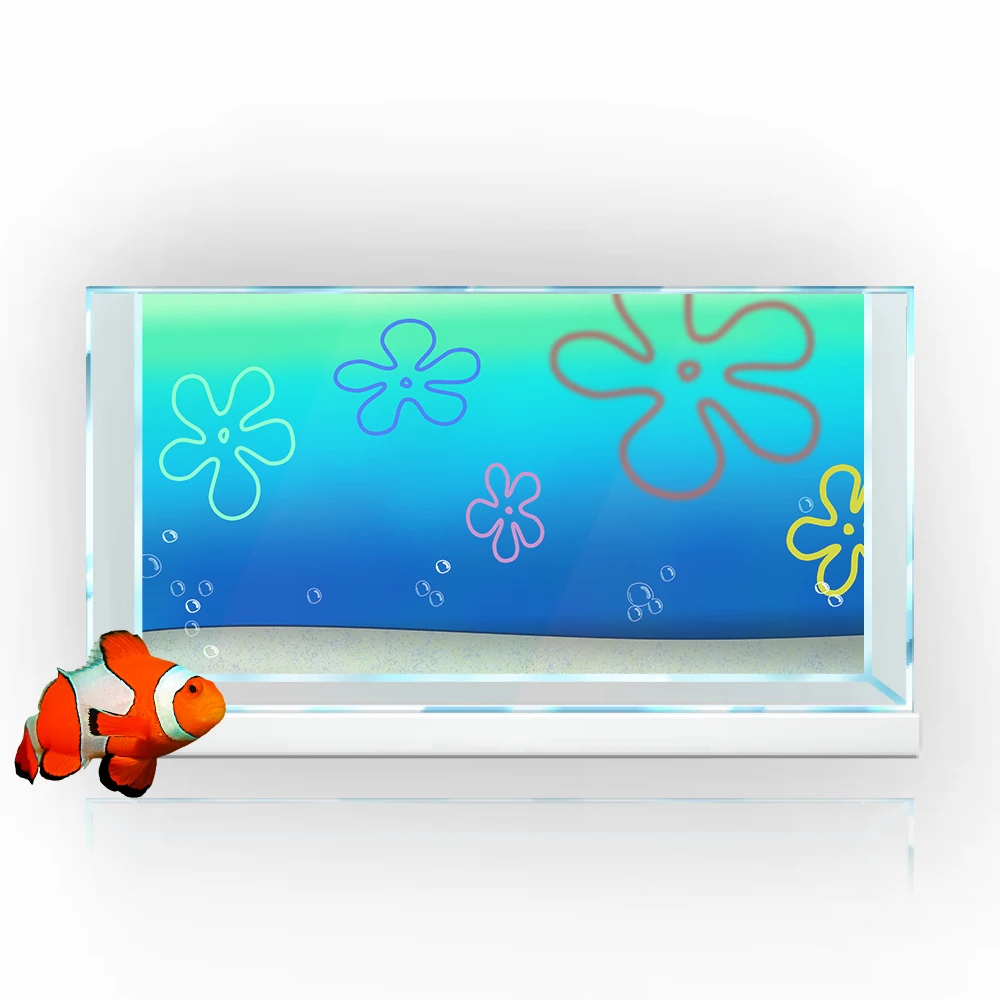 Rectangle Fish Tank Cartoon