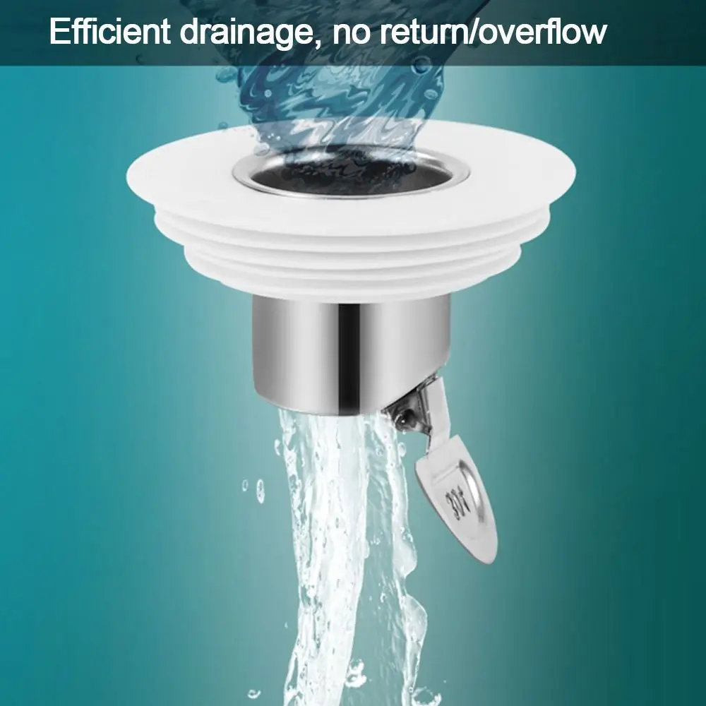 Stainless Steel Odor Proof Drain Core Kitchen Sewer Sealing Ring Of ...